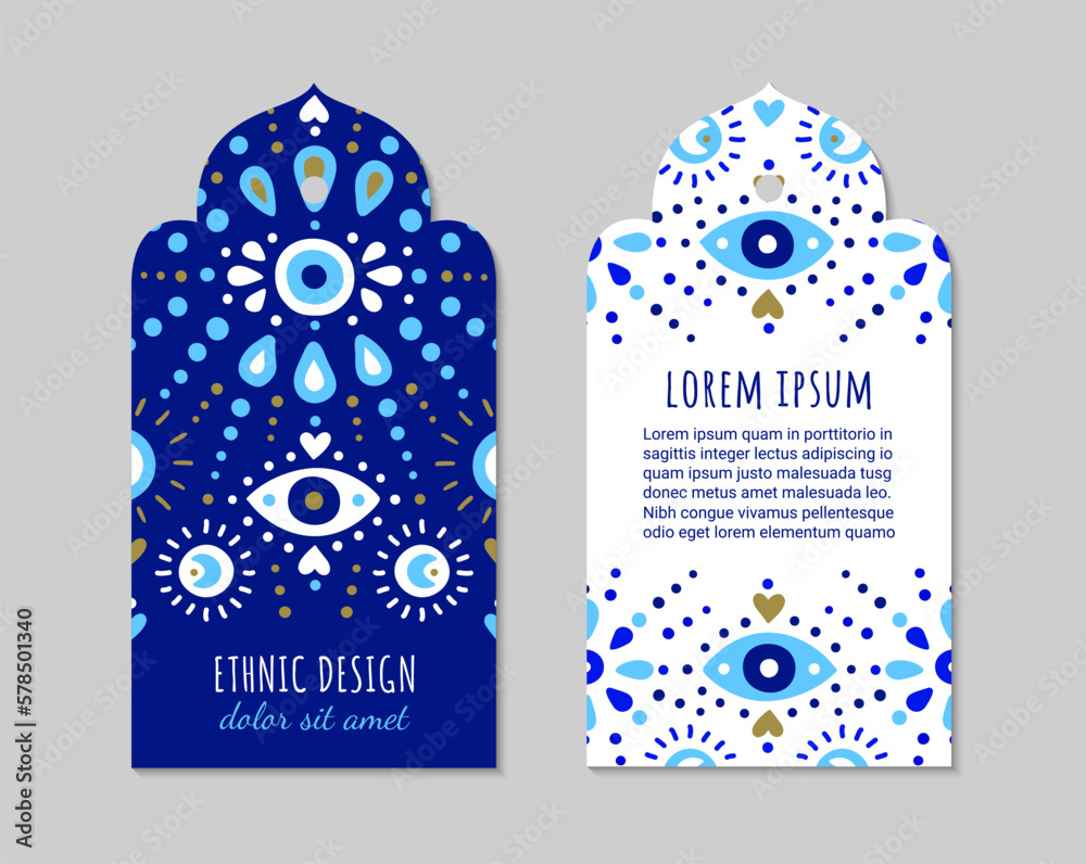 Turkish evil eye symbol tags. Protection from the spoilage signs ...