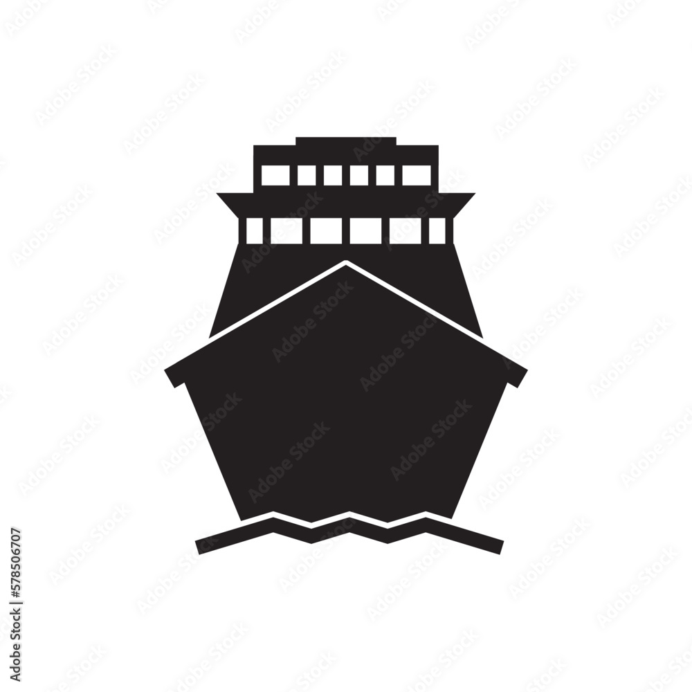 Ship icon, Shipping symbol for app web logo banner poster icon SVG File ...