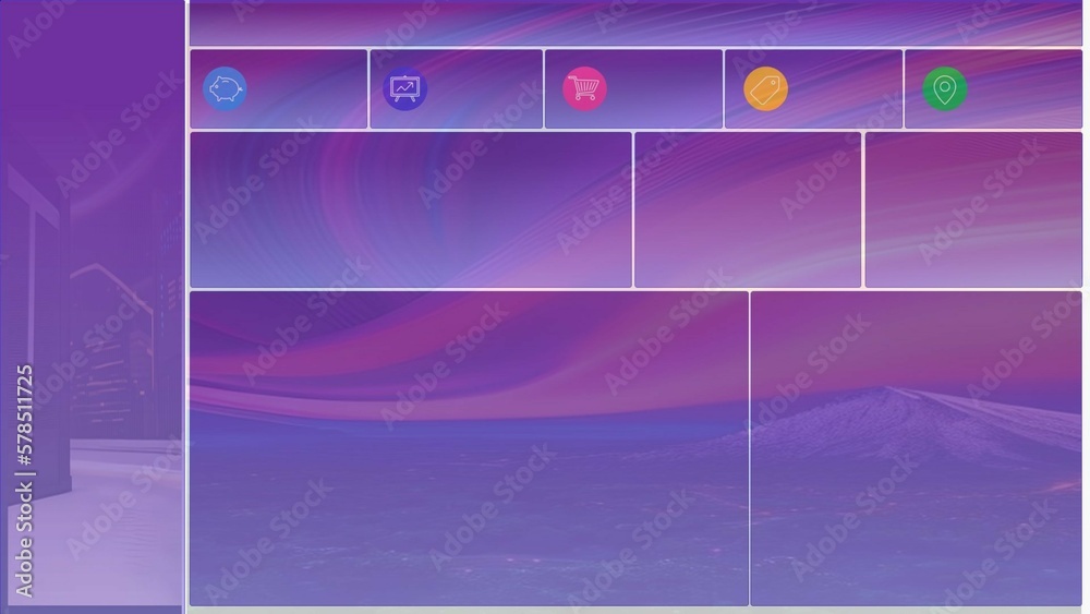 Background for Power BI Dashboard, Purple, generative AI Stock ...