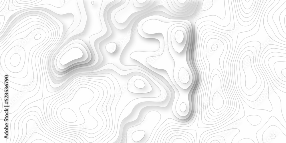 Topographic map. Geographic mountain relief. Abstract lines background ...