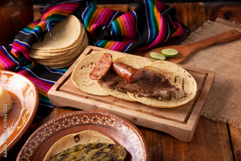 Carne Asada. (roast meat) very popular dish in northern Mexico, also ...