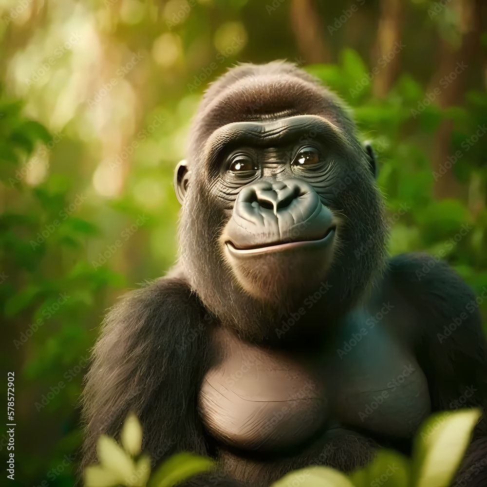 Happy Gorilla