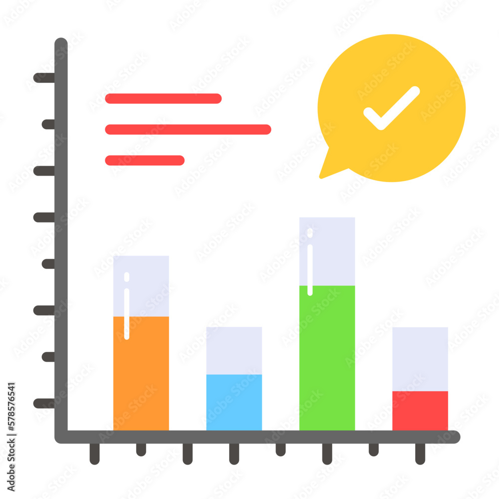 Feedback graph vector design isolated on white background Stock Vector ...