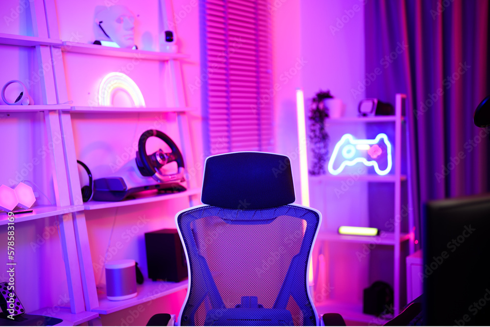 Gamer ergonomic chair with remote controller car, wireless VR and ...