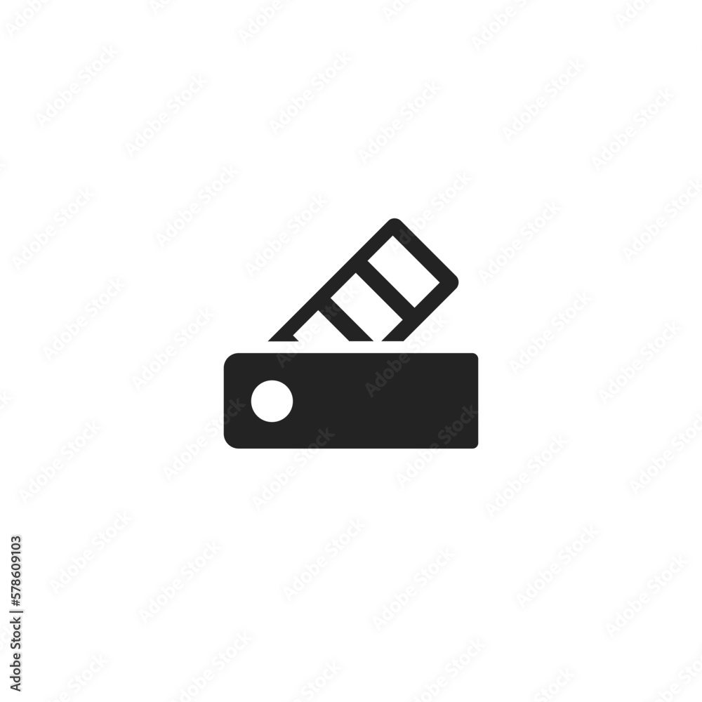 Color Palette - Pictogram (icon) Stock Vector | Adobe Stock