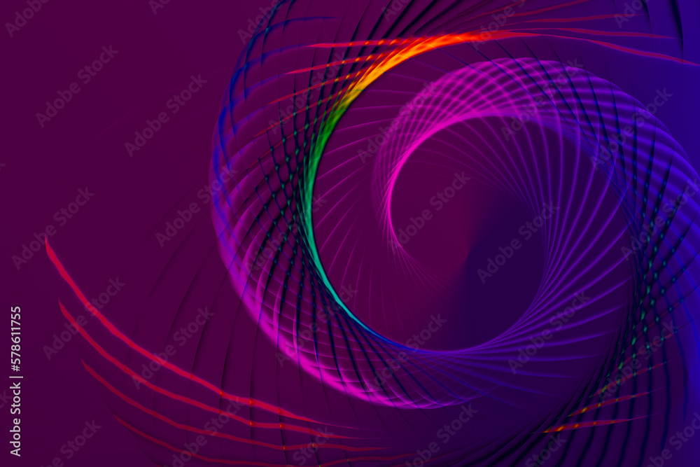 Colorful spiral lines background pattern Stock Photo | Adobe Stock