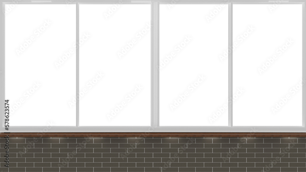 Window frame on a transparent background Windows for Design, Modern ...