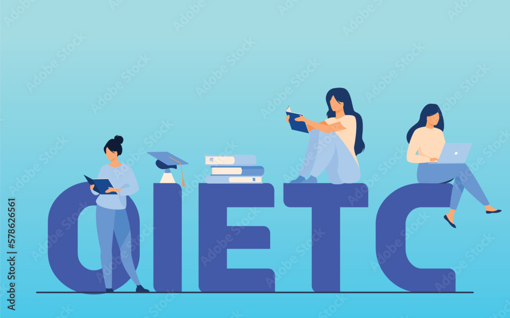OIETC banner with character and OIETC text best illustration for OIETC ...