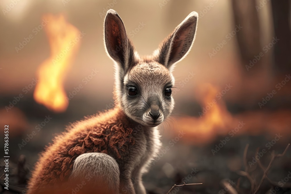 Koalas affected by bushfire. Ecological toll. Black Summer blazes ...