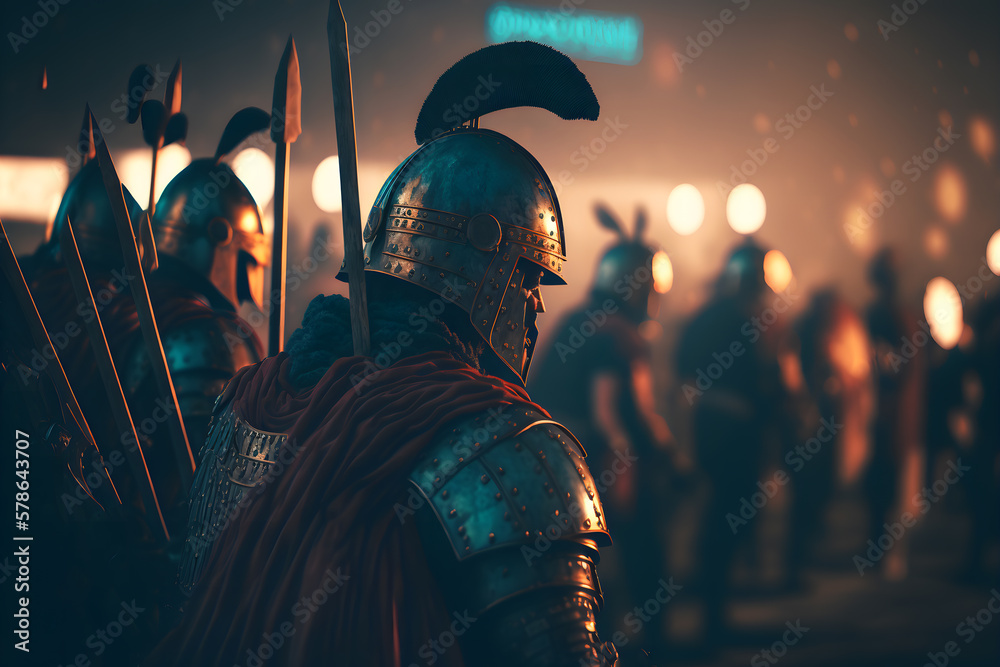 A Roman legion was a large military unit of the Roman army preparing ...