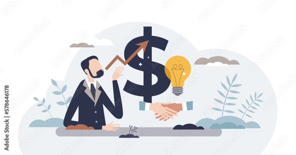 Business fundamentals with financial and deal elements tiny person ...