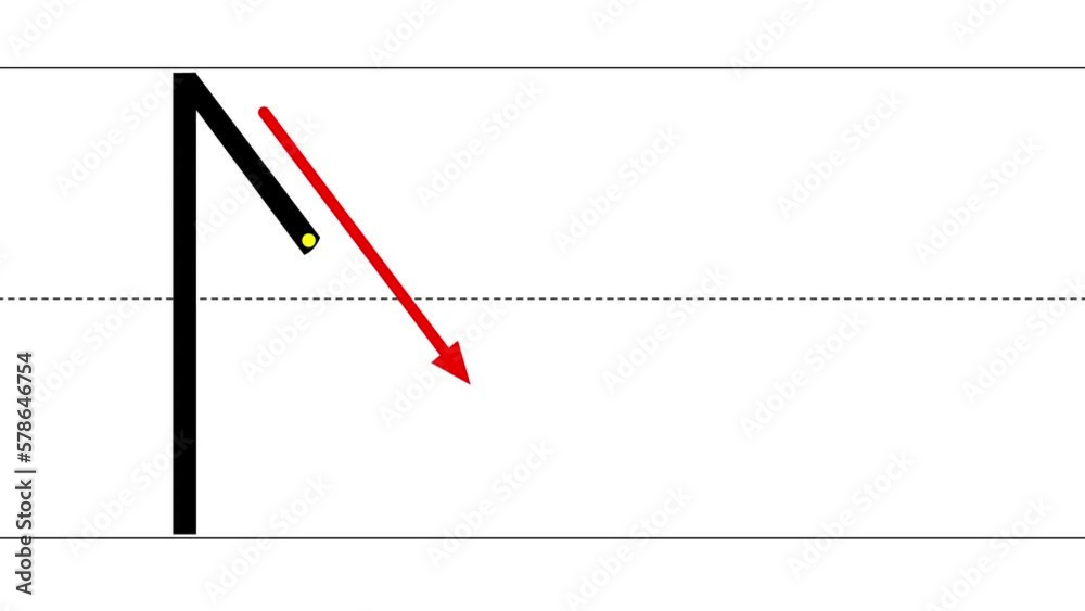 Animated tutorial to writing uppercase and lowercase letter N with ...