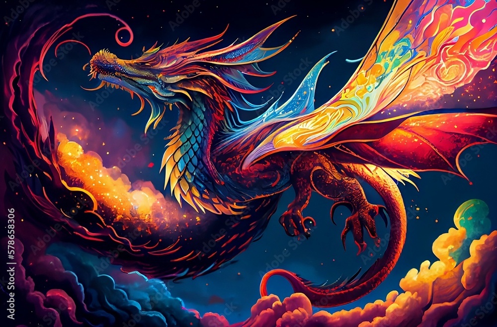 Chinese Dragon Breathe Fire