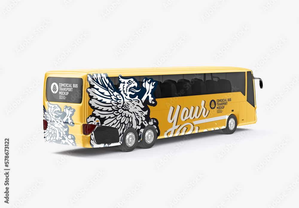 Bus Mockup Stock Template | Adobe Stock