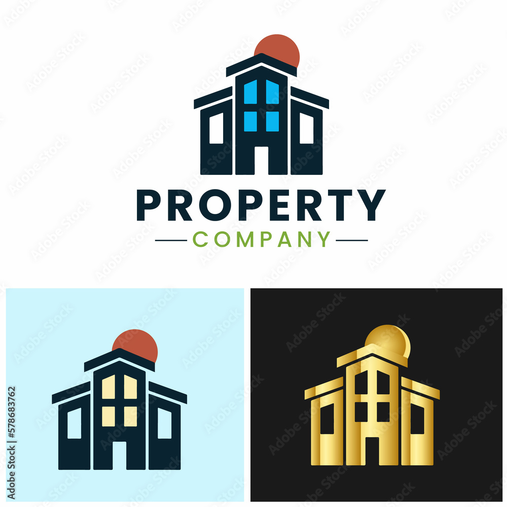 Real Estate, Building and Construction Logo, Simple and creative logo ...