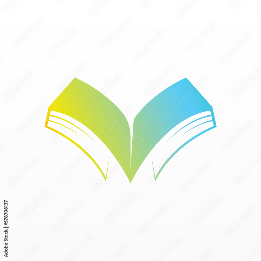 Book logo design icon vector. Book icon clip art. Library logo concept ... Book logo design icon vector. Book icon clip art. Library logo concept ...