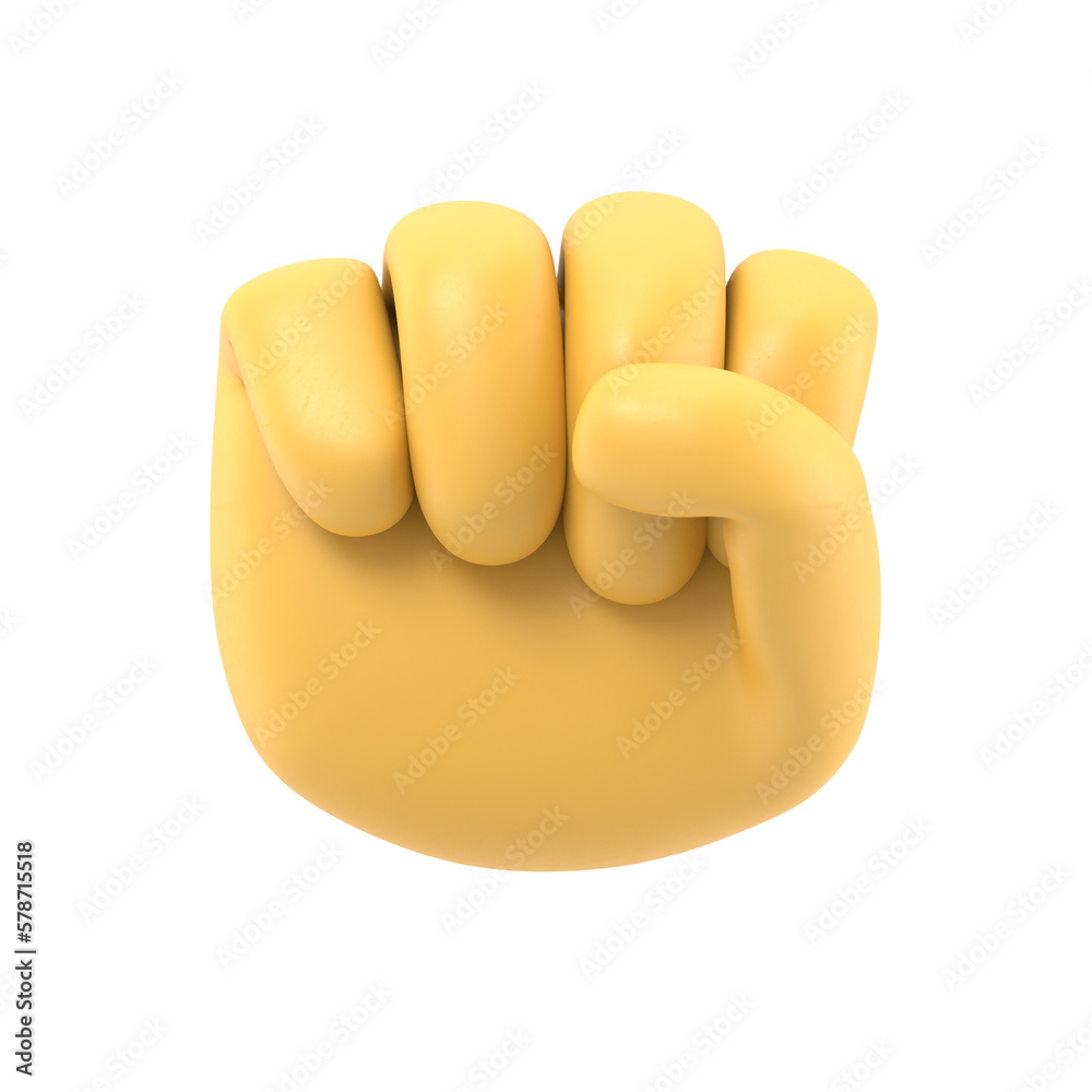 Transparent Backgrounds Mock-up.Strength icon. Cartoon character hand ...