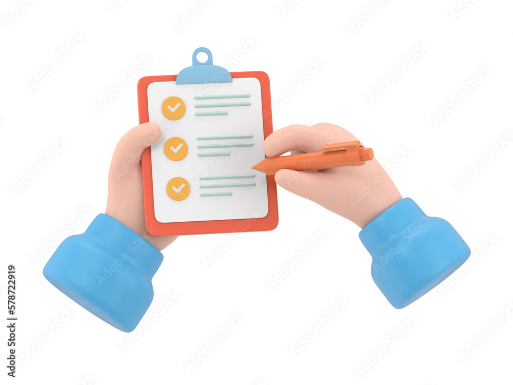 Transparent Backgrounds Mock-up.isometric hands sign a contract ...