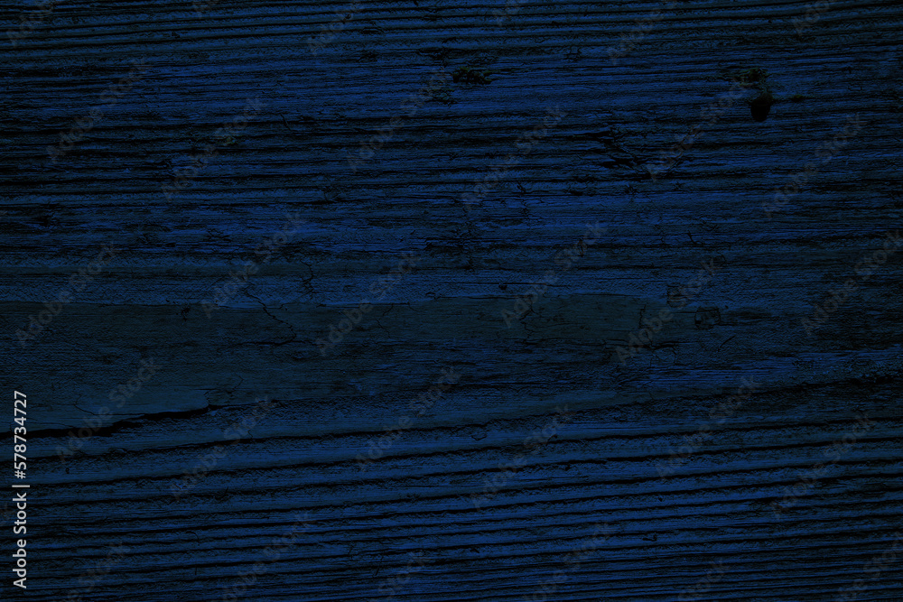 Wooden surface, dark blue wood texture, timber, natural background ...