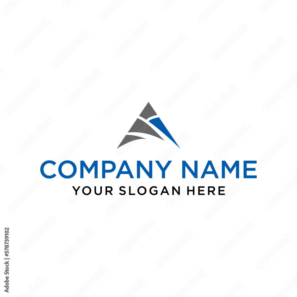 the creative design lines the A or TI triangle shape and the triangle ...