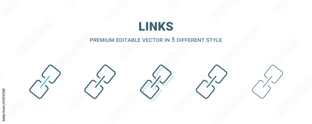 Two Links Icon