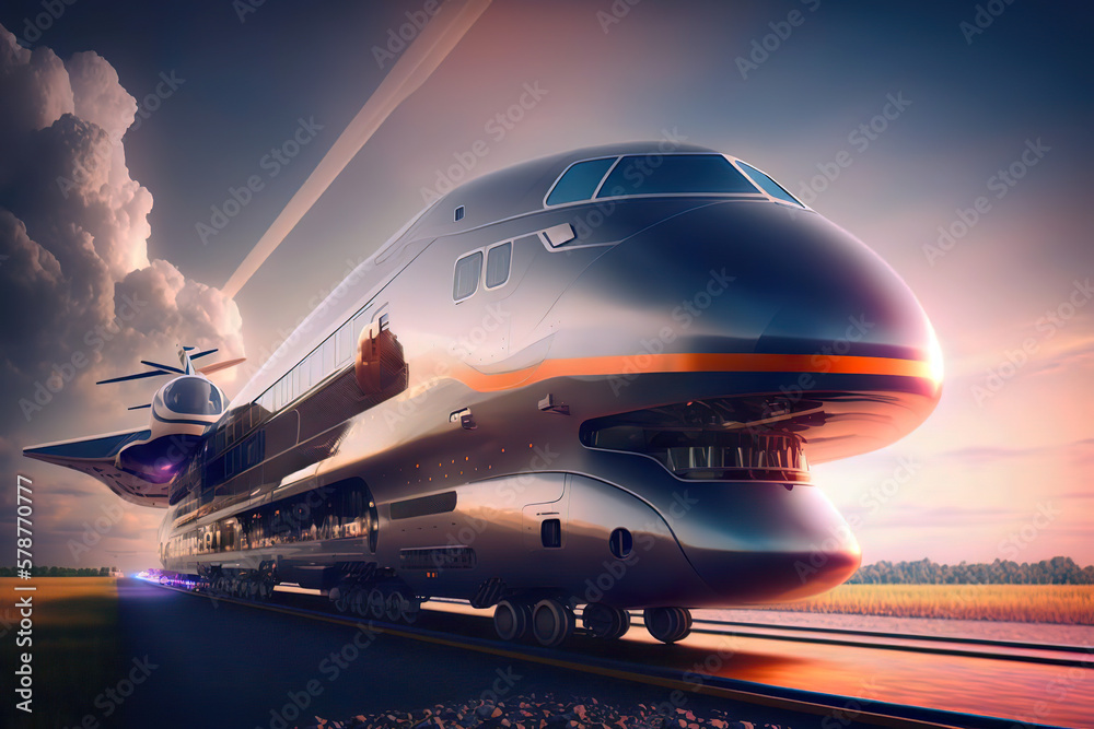 Modern means of transport of the future. Travel in various modes of ...
