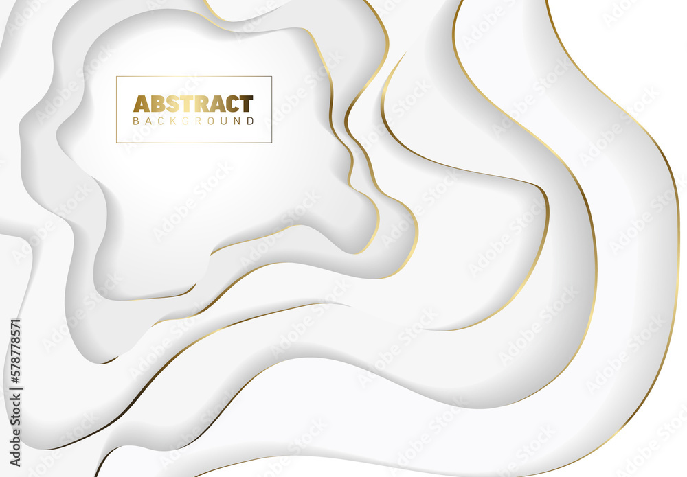 Abstract background made from white paper cut holes with place for your ...