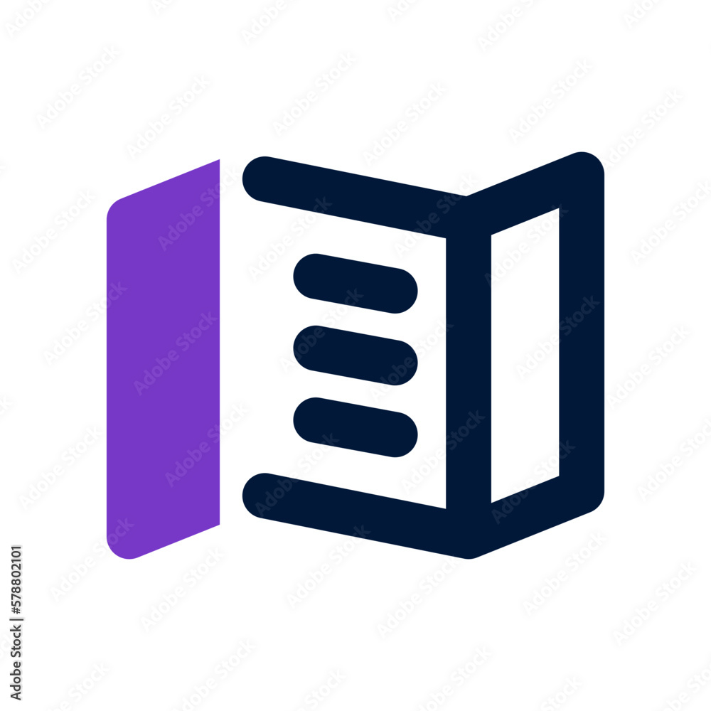 leaflet icon for your website design, logo, app, UI. Stock Vector ...