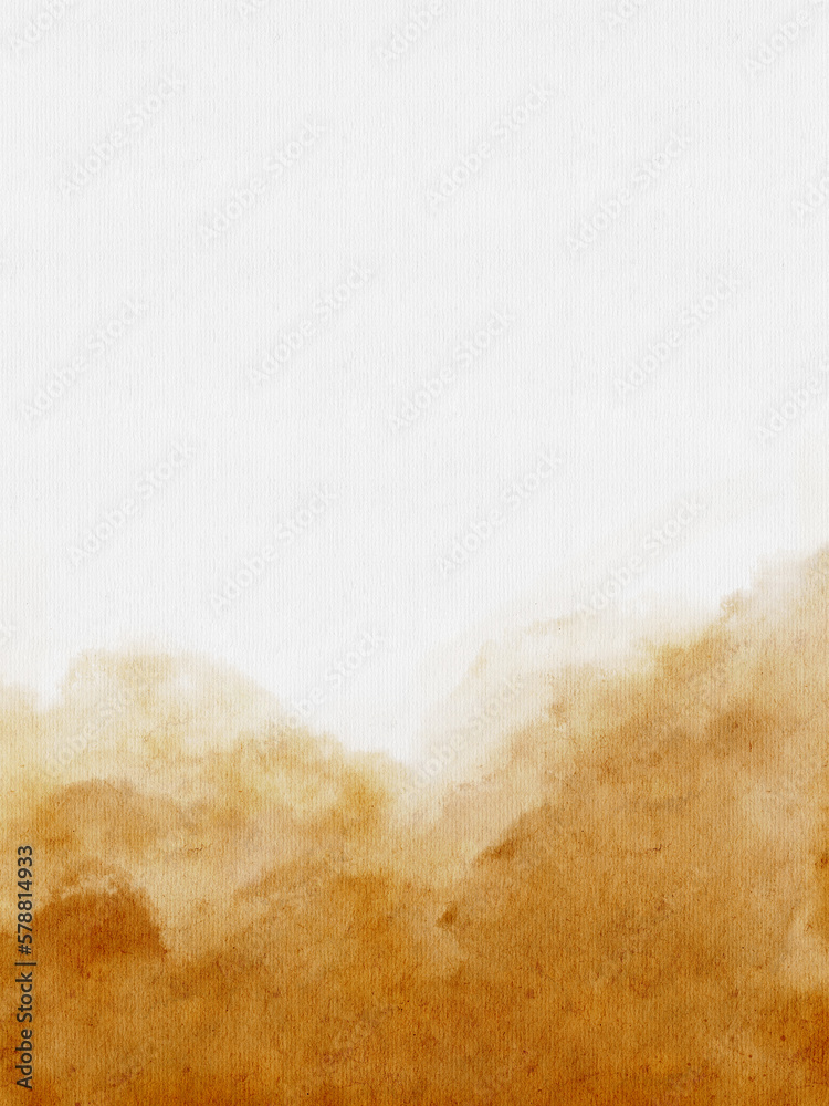 Khaki watercolor background, hand drawn, watercolor gradient Stock ...