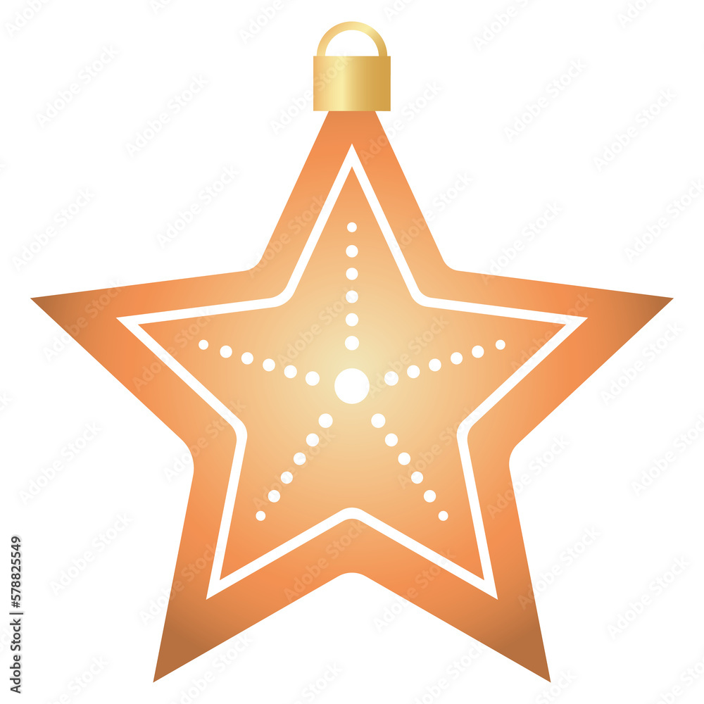 Christmas star PNG image icon with transparent background Stock ...