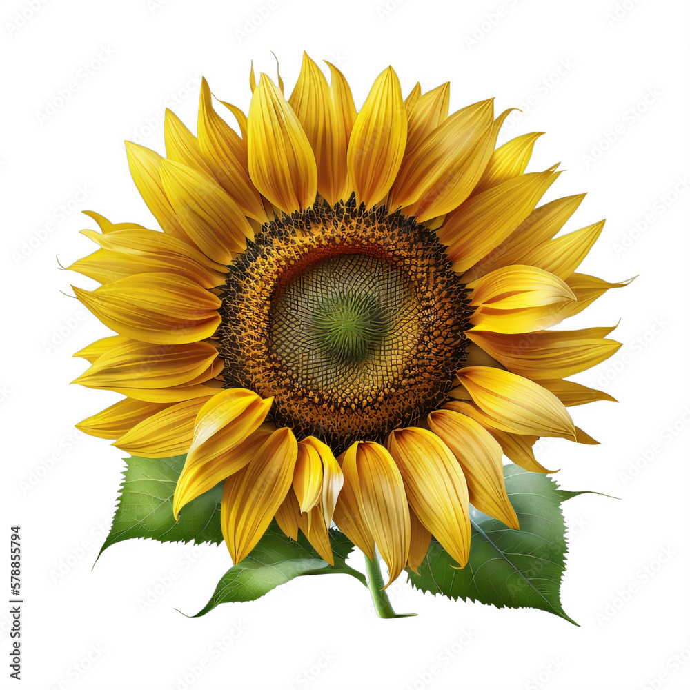 sunflower png vector illustration icon transparent background ...