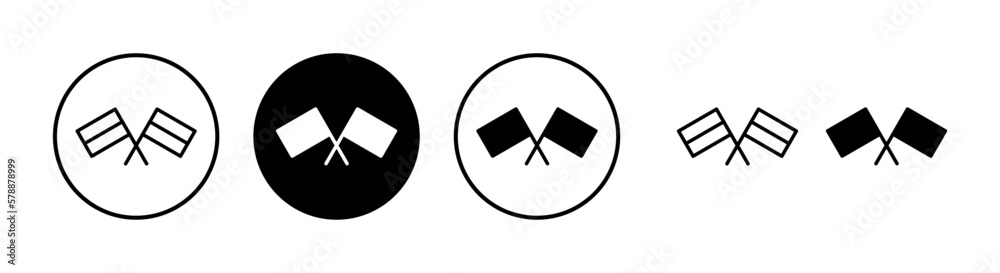 Flag icon vector illustration. Gps location pin map. Location marker ...