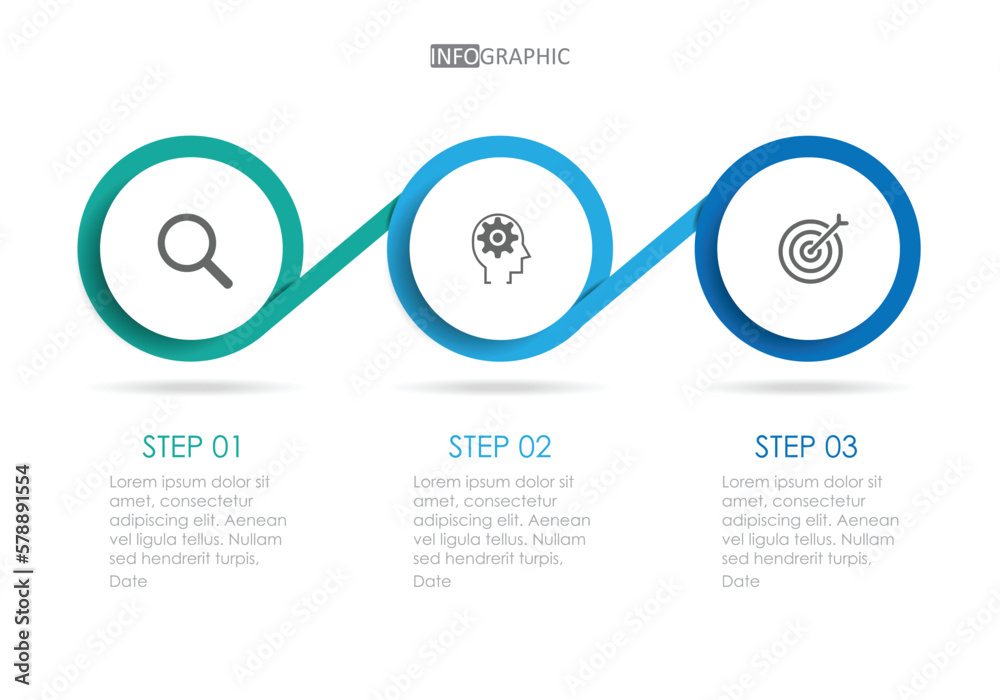 timeline roadmap project diagram Infographic template for business. 3 ...