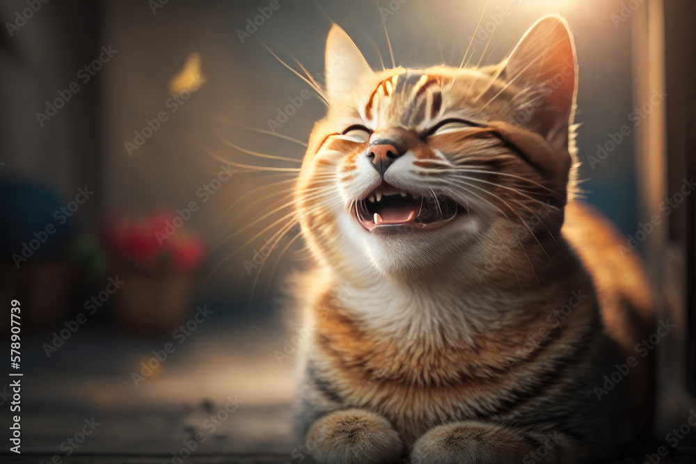 Happy Smile Cat