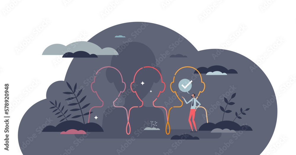 Inclusive equality for all society and community groups tiny person ...