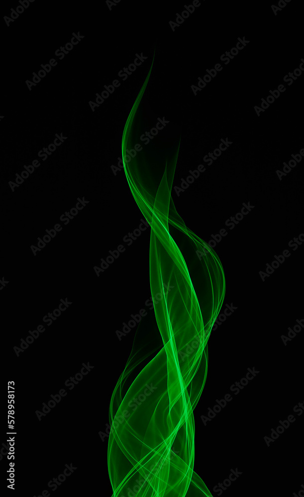 Ethereal Green Fire Laser Light Trail Stock Photo | Adobe Stock