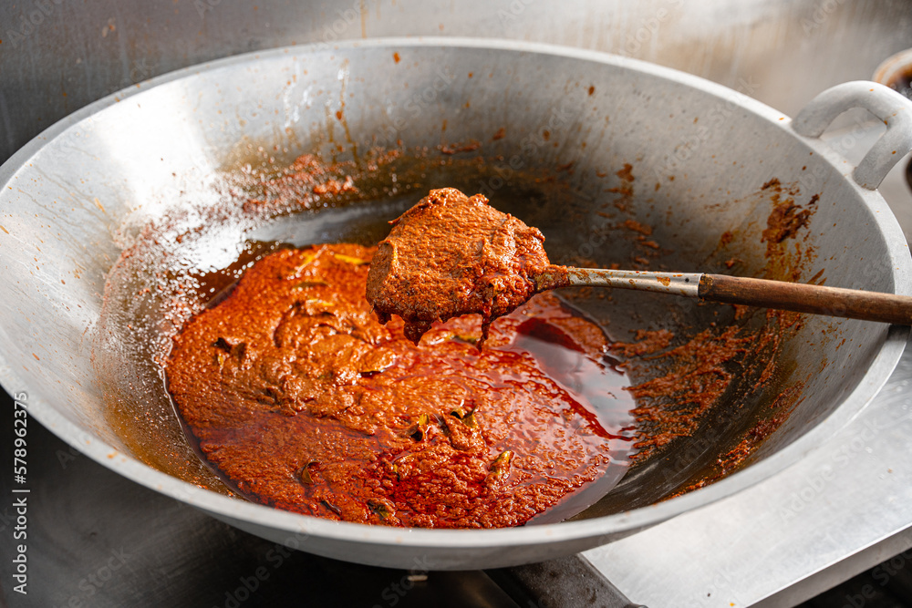 basic ingredients for making Chicken Rendang (Indonesian Bumbu dasar ...