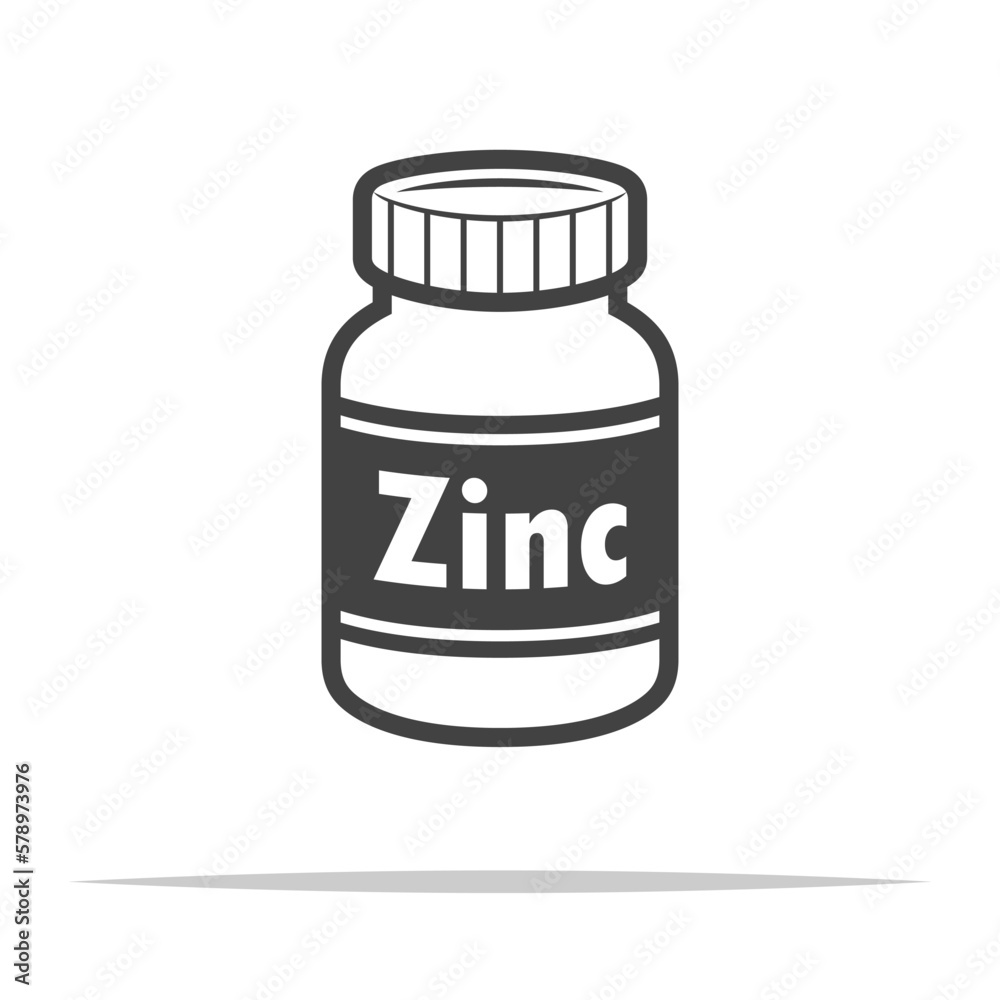 Poster Zinc supplement icon transparent vector isolated – Wall Art ...