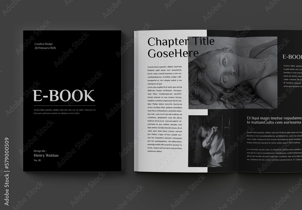 Ebook Template Stock Template | Adobe Stock