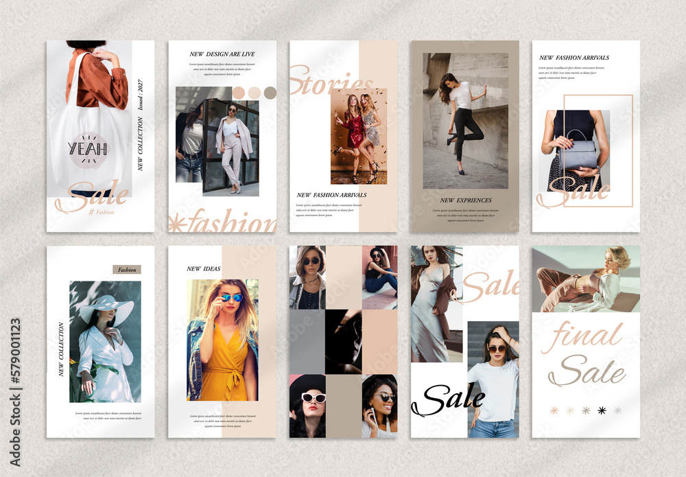Sale Social Media Post Layout Stock Template | Adobe Stock