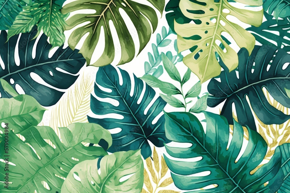 Tropical Pattern Wallpaper Hd