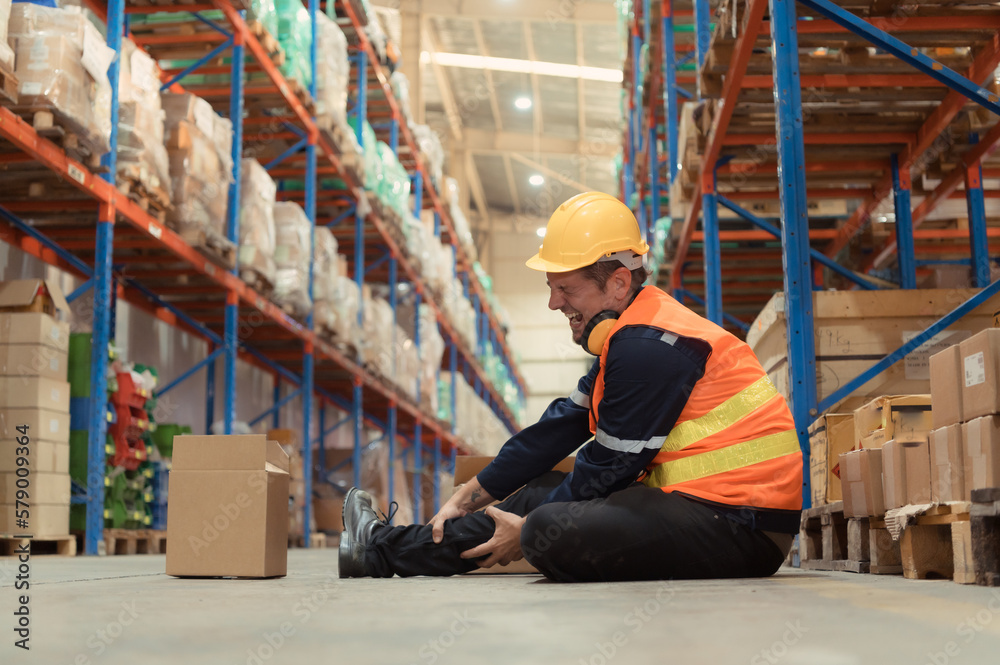 A warehouse employee was injured in an accident. because the product ...