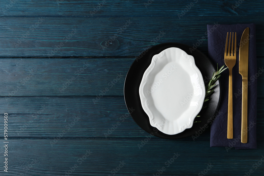 Empty plate, composition for minimal and minimalism concept Stock Photo ...