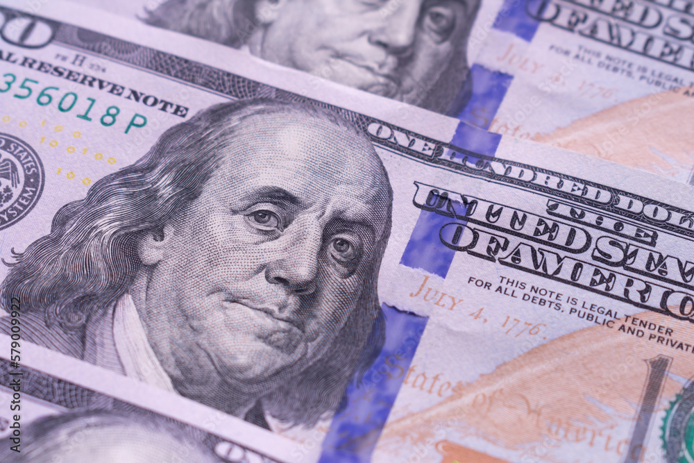 Benjamin Franklin's Portrait in High-Definition: A Close-Up of the 100 ...