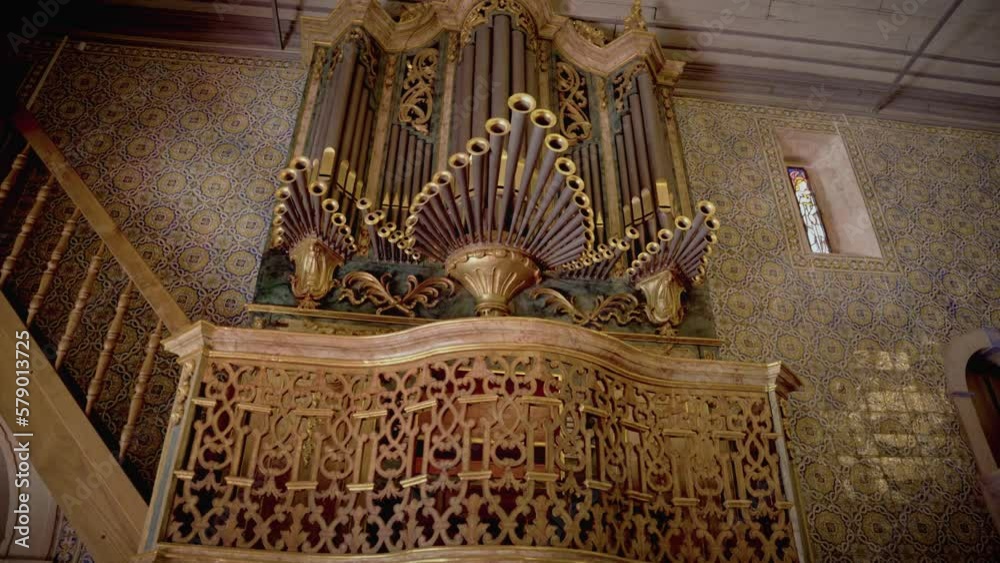 Extremely rare and beautiful restored antique pipe organ from a old ...
