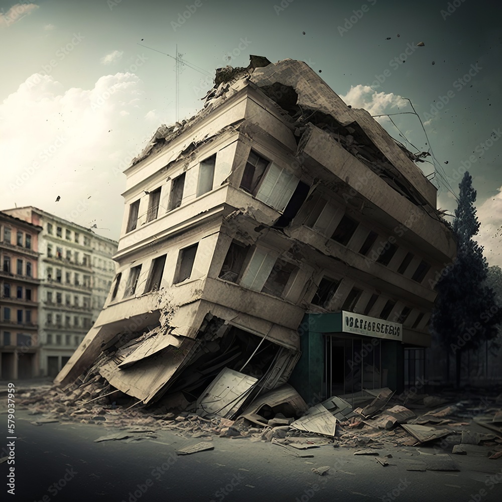 Romania earthquake europe the unfortunate moment of the collapse of the ...