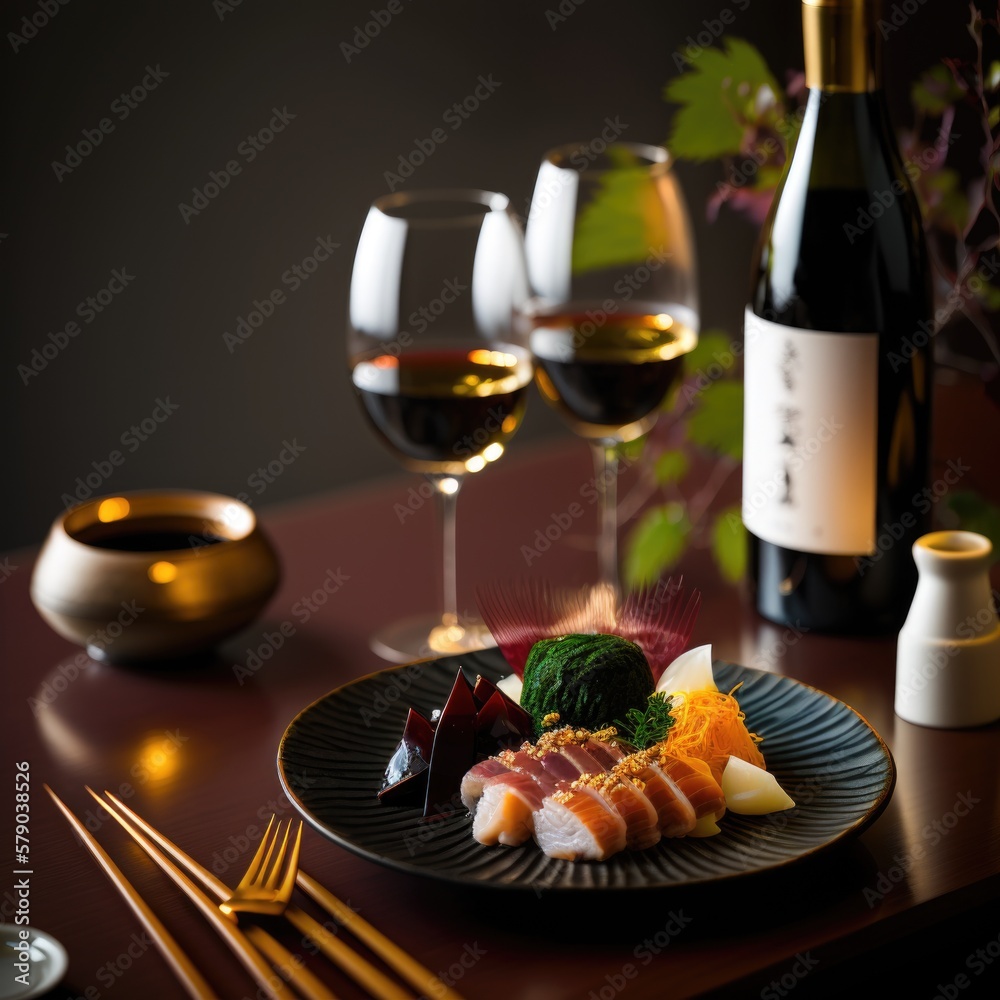 Exquisite Pairings: Savoring Sashimi and Wine in a Japanese Fine Dining ...