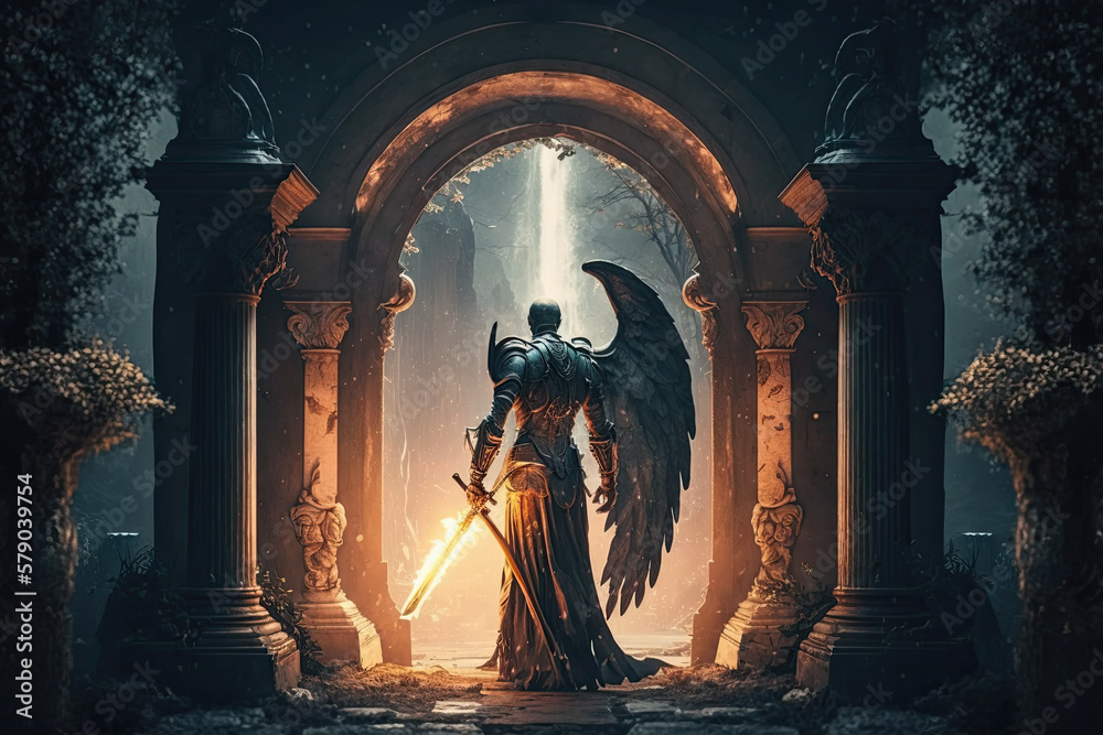 Angel of Protection: The Mythical Figure who Guards the Garden of Eden ...