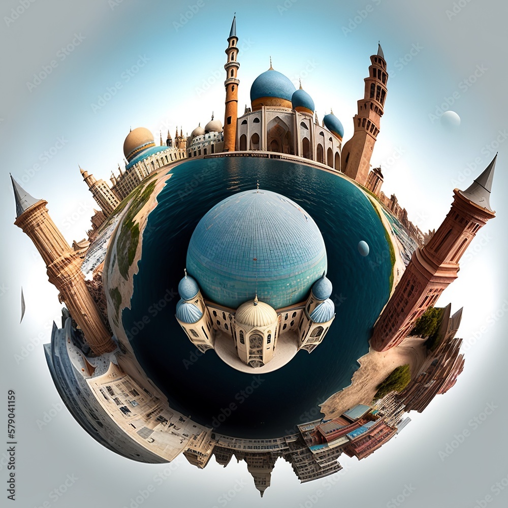 world places of interest panorama eurovision song contest top view ...