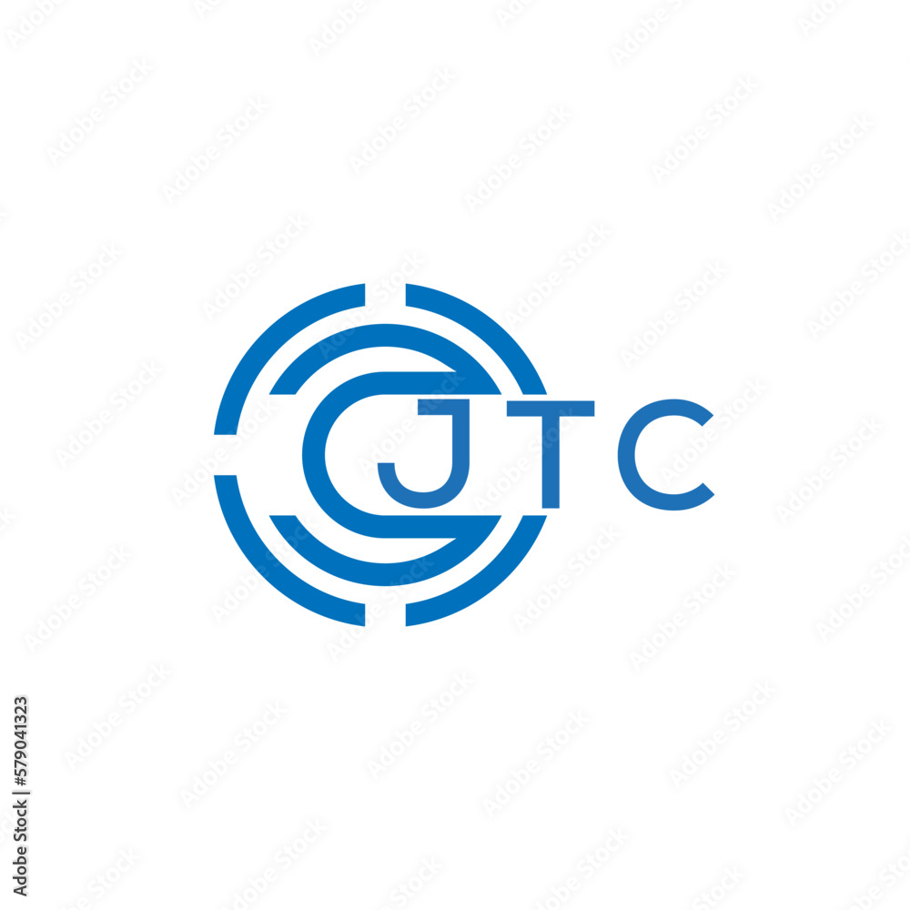 JTC letter logo design. JTC creative initial letter logo concept. JTC ...